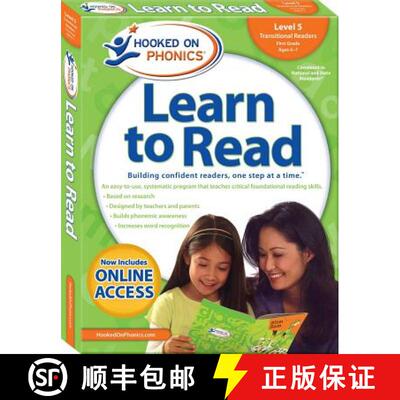Hooked on Phonics Learn to Read - Level 5, Volume 5: Transitional Readers (First Grade Ages 6-7) [9781940384146]