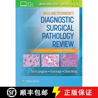 【3-4周达】Mills and Sternberg's Diagnostic Surgical Pathology Review: Print + eBook with Multimedia [9781975220280]