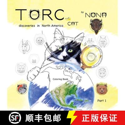 【3-4周达】TORC the CAT discoveries in North America Coloring Book part 1 [9781732791787]