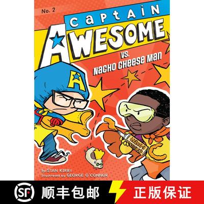 【3-4周达】Captain Awesome vs. Nacho Cheese Man (Captain Awesome (Quality)) [9781442435636]
