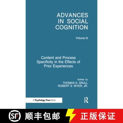 【3-4周达】精装 Content and Process Specificity in the Effects of Prior Experiences: Advances in Soci... [9780805807004]