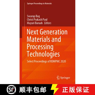 【3-4周达】Next Generation Materials and Processing Technologies : Select Proceedings of RDMPMC 2020 [9789811601811]