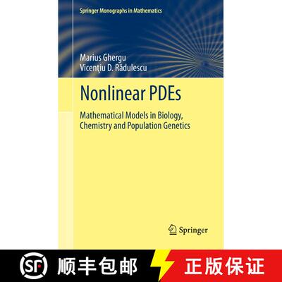 【3-4周达】Nonlinear PDEs : Mathematical Models in Biology, Chemistry and Population Genetics [9783642269844]