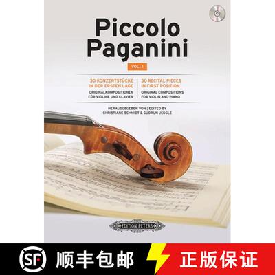 【3-4周达】Piccolo Paganini for Violin and Piano -- Original Compositions (Incl. CD): 30 Recital Piec... [9790014117788]