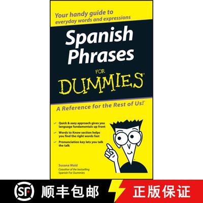 【3-4周达】Spanish Phrases For Dummies [Wiley外语] [9780764572043]
