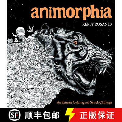 【3-4周达】Animorphia: An Extreme Coloring and Search Challenge [9780147518361]
