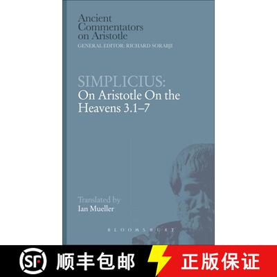 【3-4周达】精装 Simplicius: On Aristotle On the Heavens 3.1-7 [9780715638439]