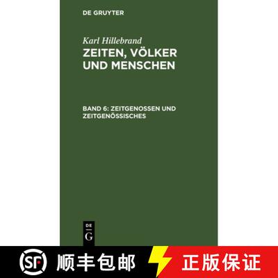 【3-4周达】精装 Zeitgenossen Und Zeitgenoessisches [9783112378557]