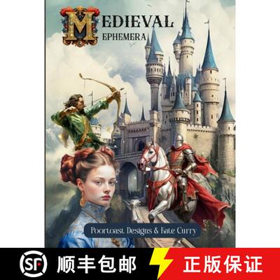【3-4周达】Medieval Ephemera Book: High Quality Images Of Castle and People For Paper Crafts, Scrapbo... [9783714575460]