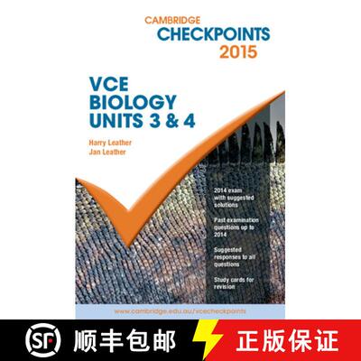 【3-4周达】Cambridge Checkpoints VCE Biology Units 3 and 4 2015 [9781107484443]