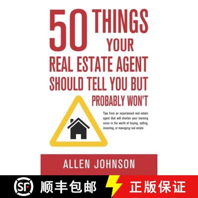 【3-4周达】50 Things Your Real Estate Agent Should Tell You But Probably Won't [9781733089302]