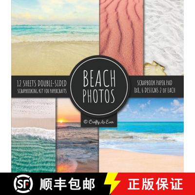 【3-4周达】Beach Photos Scrapbook Paper Pad 8x8 Scrapbooking Kit for Papercrafts, Cardmaking, DIY Cra... [9781951373276]