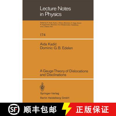 【3-4周达】A Gauge Theory of Dislocations and Disclinations [9783540119777]