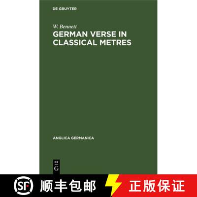 【3-4周达】精装 German Verse in Classical Metres [9783112307618]