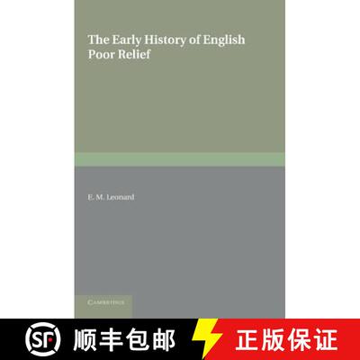 【3-4周达】The Early History of English Poor Relief [9781107632790]