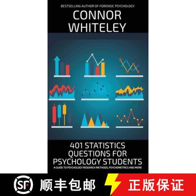 【3-4周达】精装 401 Statistics Questions For Psychology Students: A Guide To Psychology Research Meth... [9781917722209]