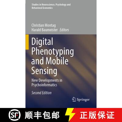 【3-4周达】Digital Phenotyping and Mobile Sensing : New Developments in Psychoinformatics (Second Edi... [9783030985486]