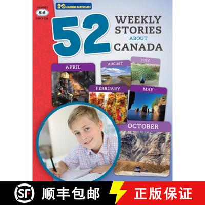 【3-4周达】52 Weekly Nonfiction Stories About Canada Grades 5-6 [9781771589659]