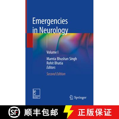 【3-4周达】精装 Emergencies in Neurology: Volume I (Second Edition 2019) [9789811358647]
