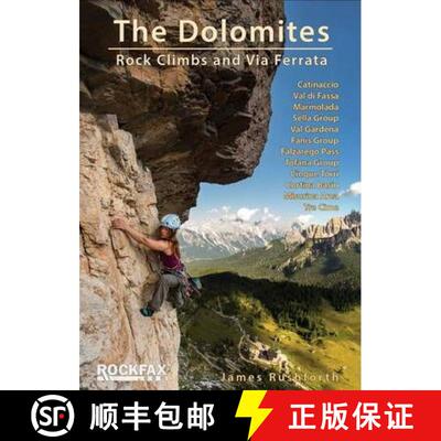 【3-4周达】Dolomites - Rockfax: Rock Climbs and Via Ferrata [9781873341971]