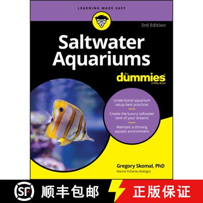 【3-4周达】Saltwater Aquariums For Dummies 3Rd Edition [Wiley生活类] [9781119612681]