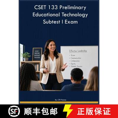 【3-4周达】CSET 133 Preliminary Educational Technology Subtest I Exam [9798240940453]