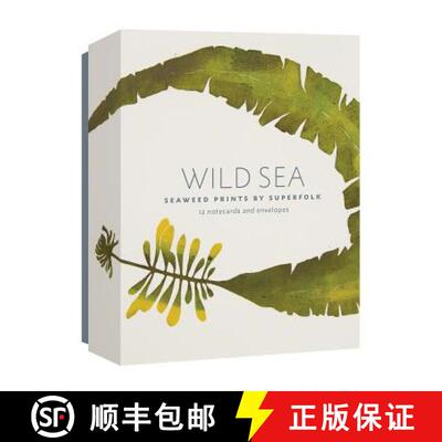 【3-4周达】Wild Sea Notecards: Seaweed Prints by Superfolk (12 Notecards and Envelopes) [9781616896829]