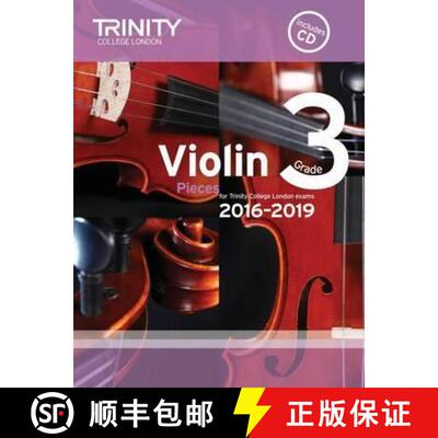 【3-4周达】Violin Exam Pieces Grade 3 2016-2019 [9780857364470]