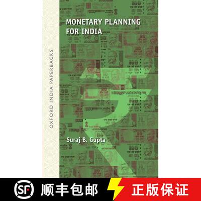 预订 Monetary Planning for India [9780195637465]