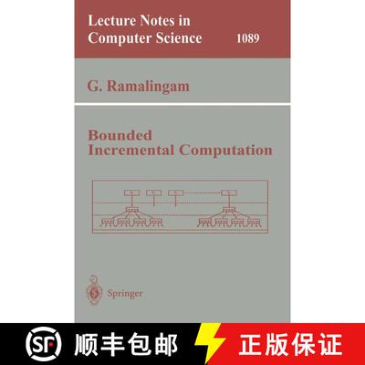 【3-4周达】Bounded Incremental Computation [9783540613206]