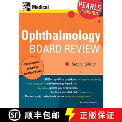 【3-4周达】Ophthalmology Board Review: Pearls of Wisdom, Second Edition: Pearls of Wisdom, Second Edi... [9780071464390]