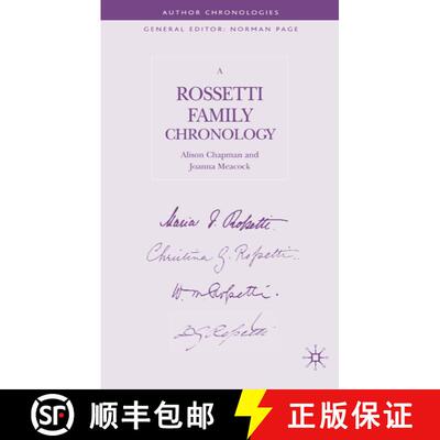 【3-4周达】精装 A Rossetti Family Chronology [9781403912190]