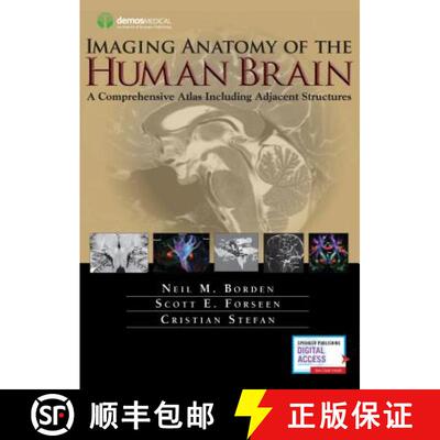 【3-4周达】精装 Imaging Anatomy of the Human Brain : A Comprehensive Atlas Including Adjacent Structures [9781936287741]