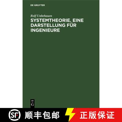 【3-4周达】精装 Systemtheorie. Eine Darstellung für Ingenieure [9783112471159]