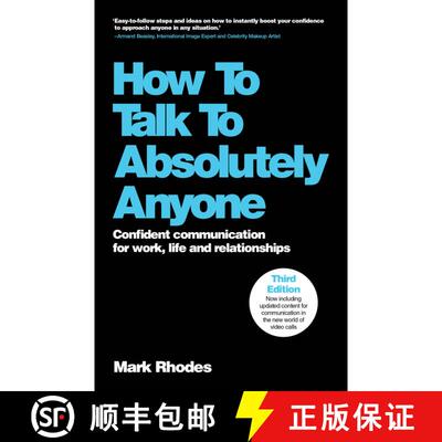 现货 如何与任何人交谈 第三版 How To Talk To Absolutely Anyone [9781907312649]