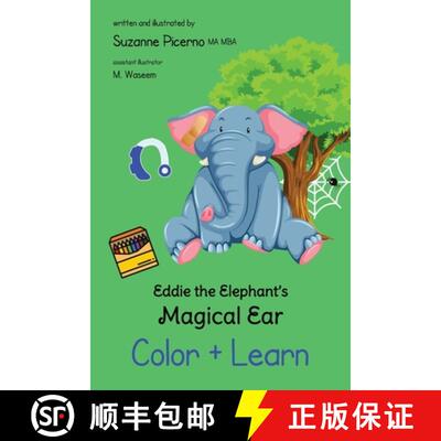 【3-4周达】Eddie the Elephant's Magical Ear: Color & Learn [9781956897258]
