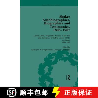 【3-4周达】Shaker Autobiographies, Biographies and Testimonies, 1806 - 1907 Vol 3 [9781032918891]