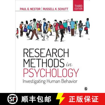 【3-4周达】Research Methods in Psychology: Investigating Human Behavior (3): Investigating Human Beha... [9781544323770]