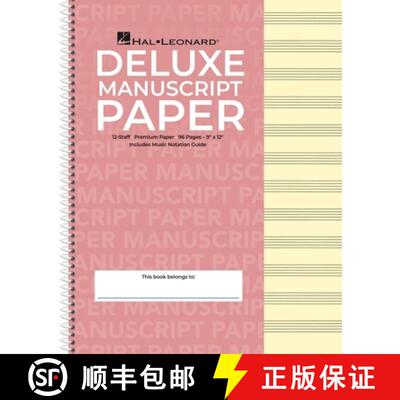 【3-4周达】Deluxe Wirebound Premium Manuscript Paper (Pink Cover) [9780793553938]
