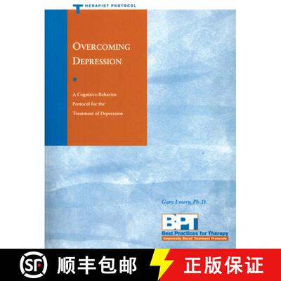 【3-4周达】Overcoming Depression (Therapist Protocol): A Cognitive-Behavior Protocol for the Treatmen... [9781572241602]