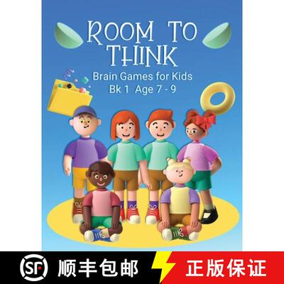 【3-4周达】Room to Think: Brain Games for Kids Bk 1 Age 7 - 9 [9780648864721]