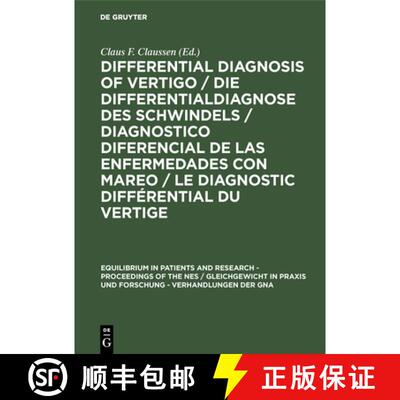 【3-4周达】精装 Differential Diagnosis of Vertigo / Die Differentialdiagnose des Schwindels /Diagnost... [9783110082982]