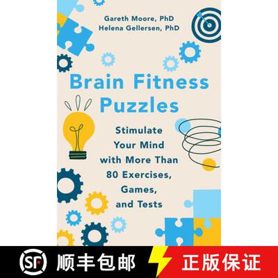 【3-4周达】Brain Fitness Puzzles - Stimulate Your Mind with More Than 80 Exercises, Games, and Tests:... [9781682688779]