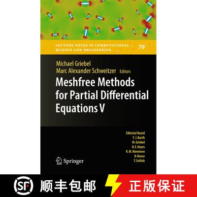 【3-4周达】精装 Meshfree Methods for Partial Differential Equations V [9783642162282]