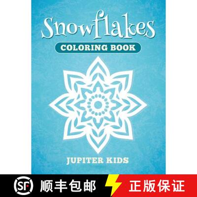 【3-4周达】Snowflakes Coloring Book [9781682600054]