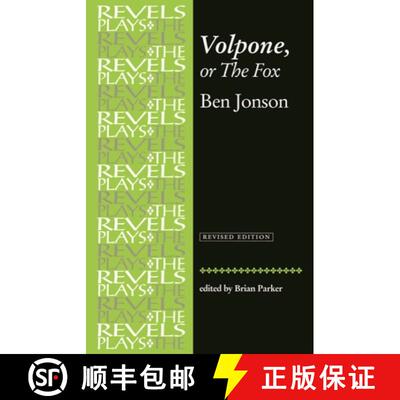 【3-4周达】Volpone, or the Fox: Ben Jonson (Revised) [9780719030932]