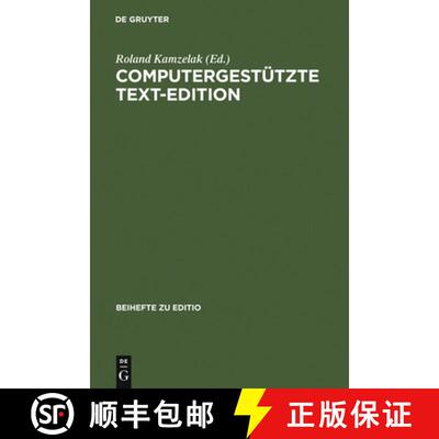 【3-4周达】精装 Computergestützte Text–Edition [9783484295124]