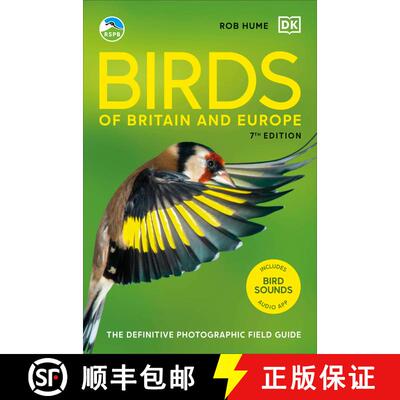 【3-4周达】RSPB Birds of Britain and Europe: The Definitive Photographic Field Guide [9780241719145]