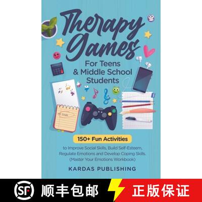 【3-4周达】Therapy Games for Teens & Middle School Students [9781739310509]