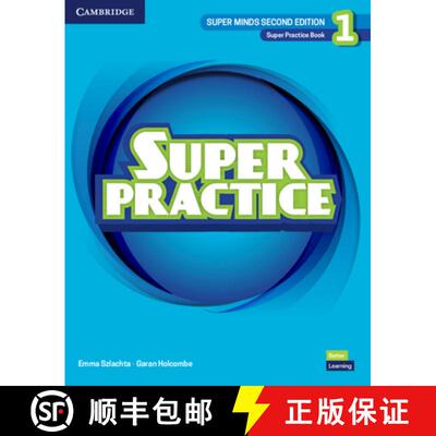 【3-4周达】Super Minds Level 1 Super Practice Book British English [9781108821902]